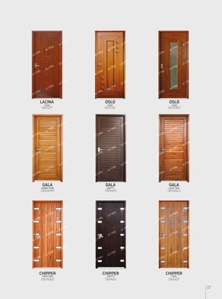 Cube Doors Catalogue | Modern Waterproof FRP Fiber Bathroom Door ...