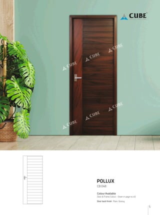 Cube Doors Catalogue | Modern Waterproof FRP Fiber Bathroom Door ...