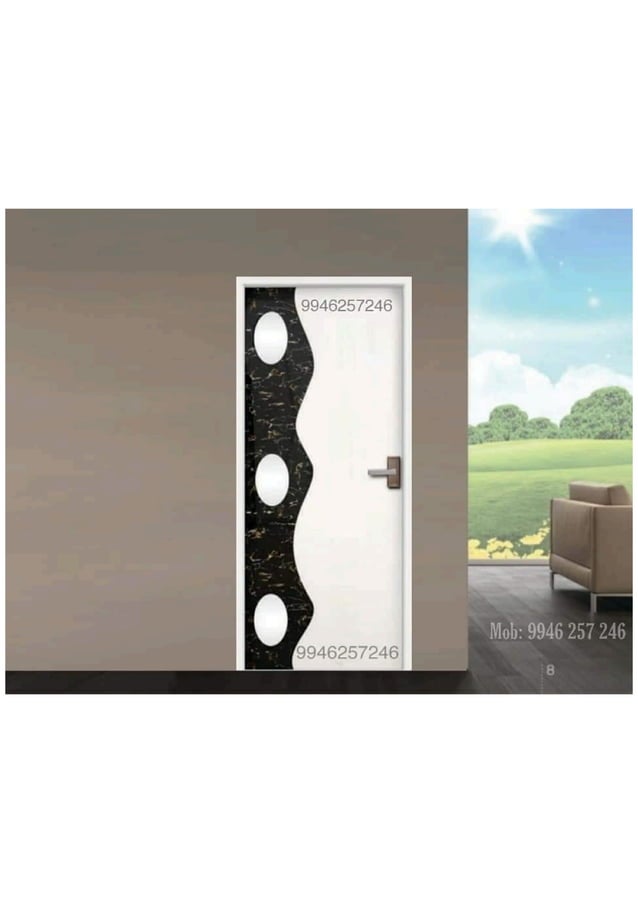 Cube fiber bathroom door designs with catalogue in kerala | PDF