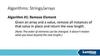 CubeIT Tech - Algorithms | PPTX