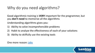 CubeIT Tech - Algorithms | PPTX