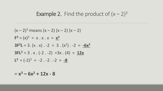 Cube of binomial | PPTX