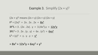 Cube of binomial | PPTX