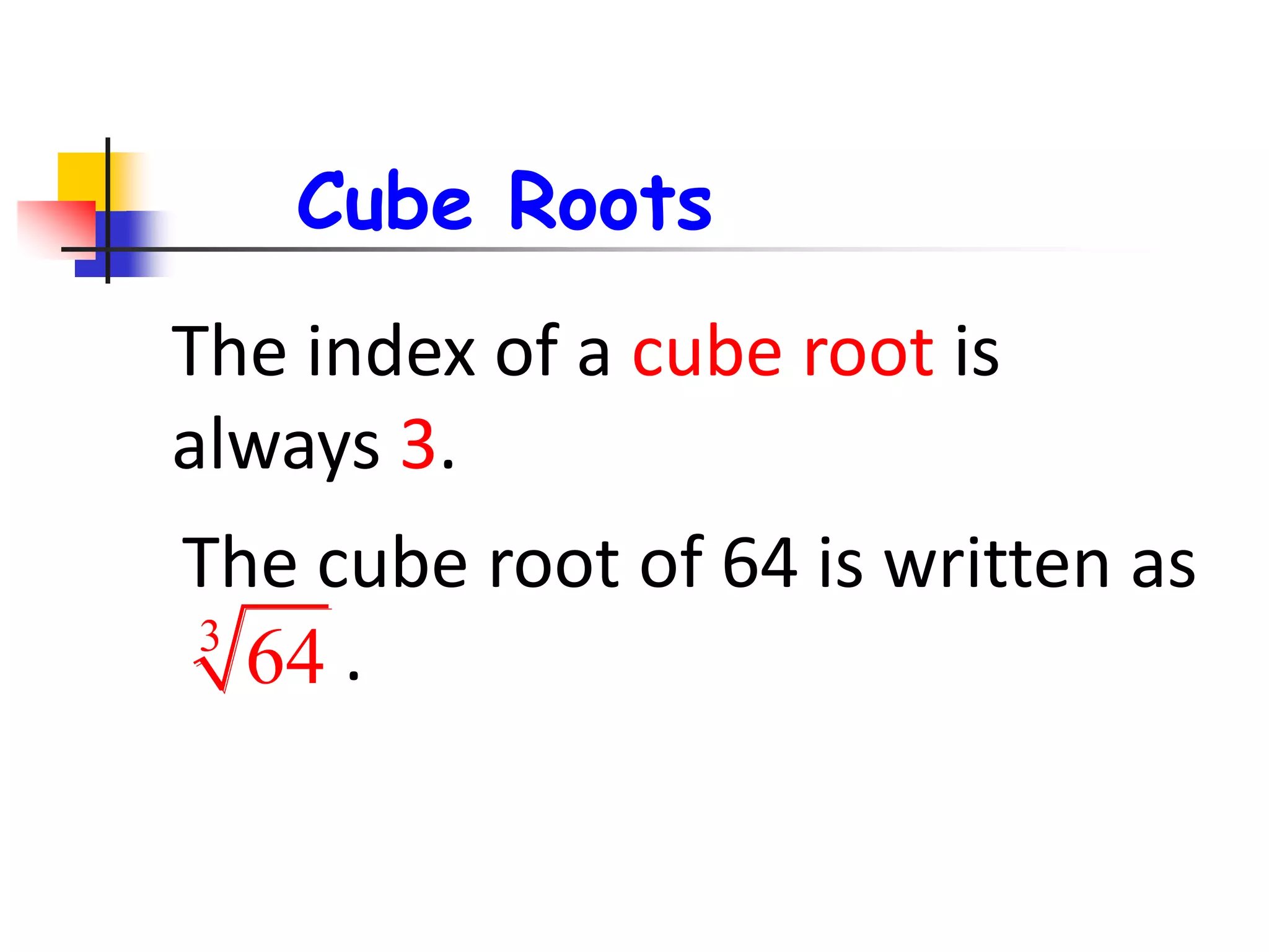 Cube roots | PPSX