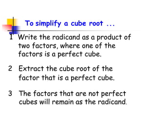 Cube roots | PPSX