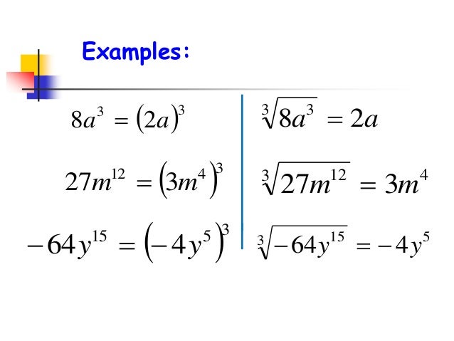 Cube roots
