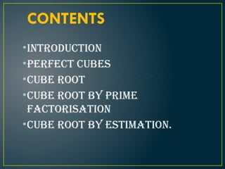 cubes-and-cube-roots_chapter7.pp ppppptx | PPTX