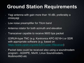 Design & Implementation of a Cube Satellite | PPSX