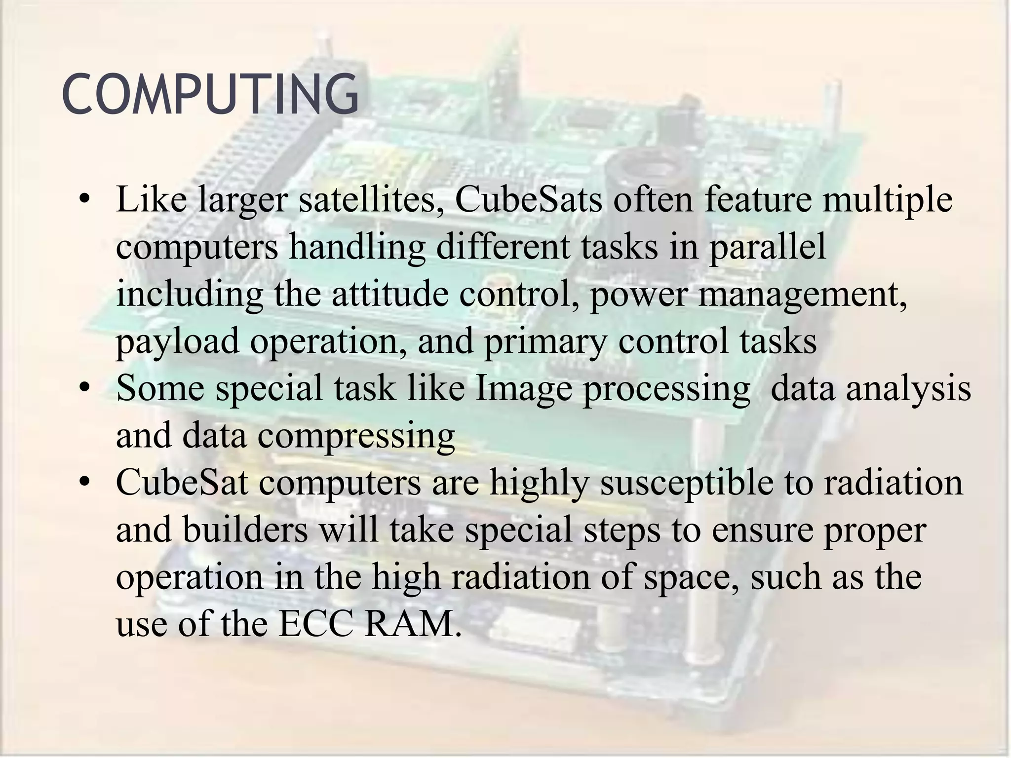 Cubesat satellite | PPTX