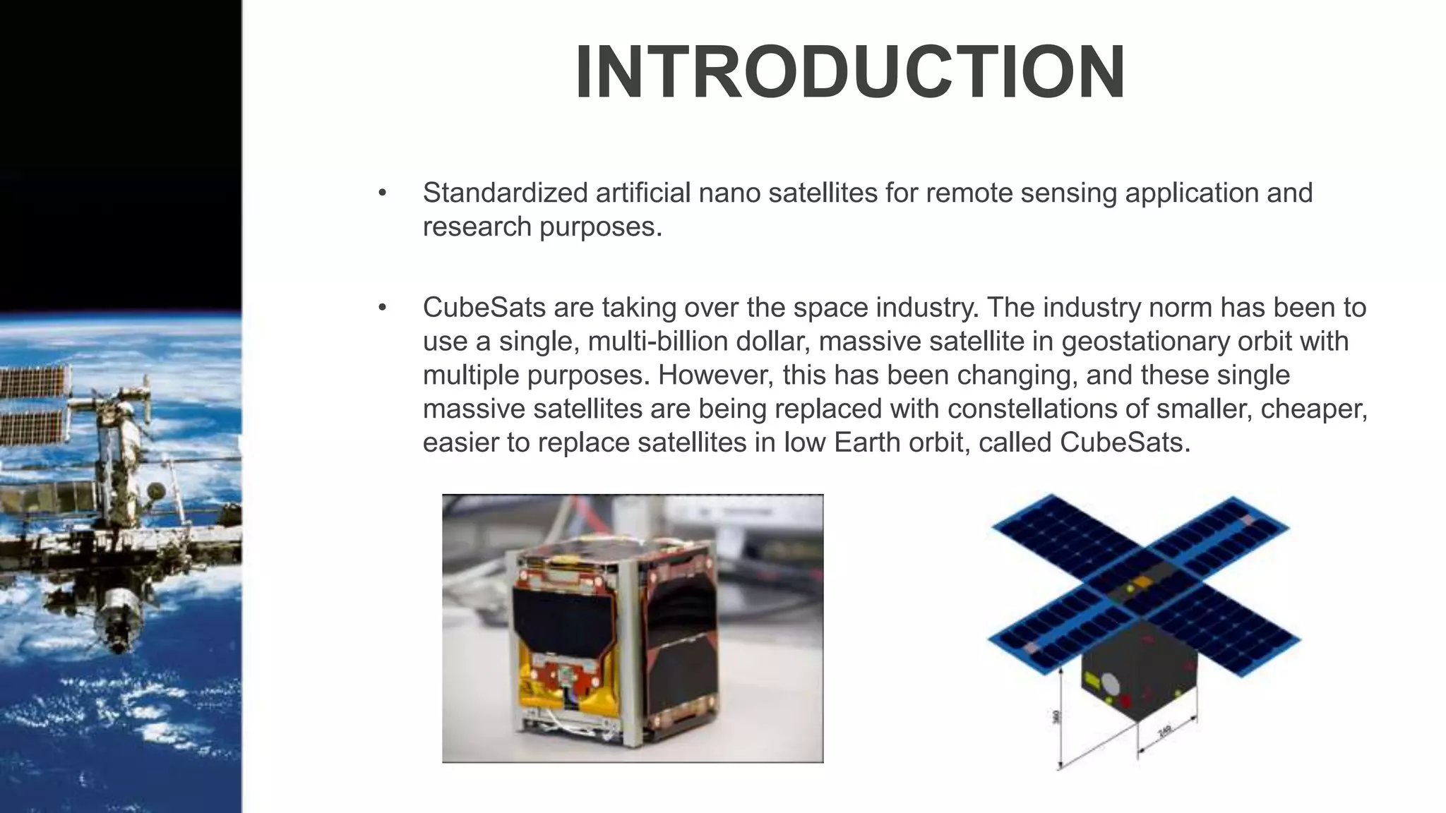 Cubesats applications | PPT | Free Download
