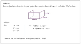 Cubes & cuboids | PPTX