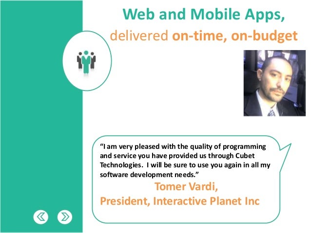 Enterprise Mobile App Development Web And Solutions Cubet Techno Labs