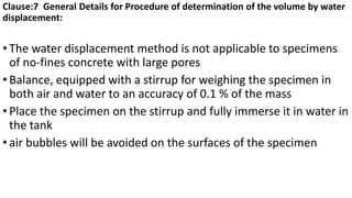 Cube test for compressive strength of concrete | PPTX