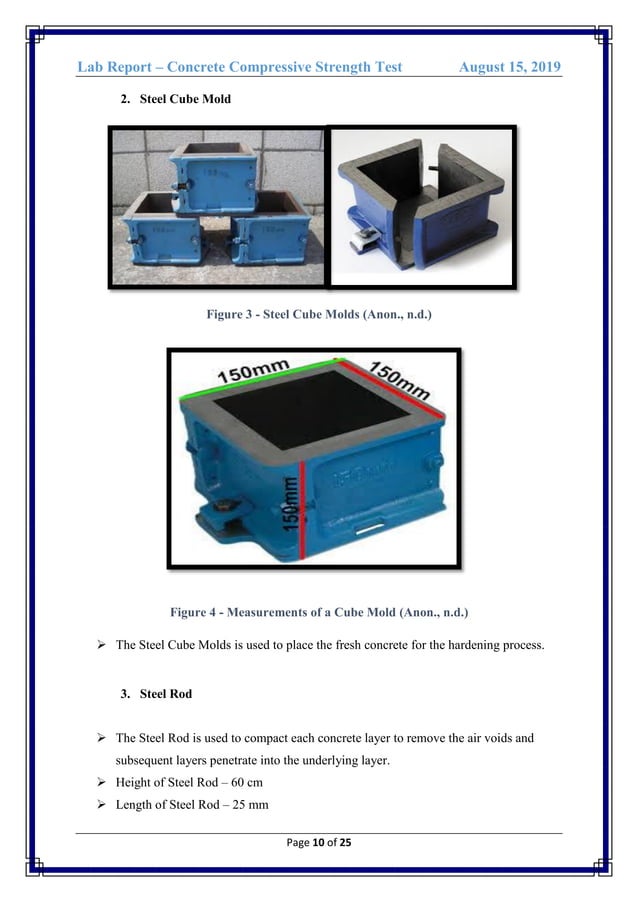 Cube test report | PDF | Civil Engineering Industry | Industries