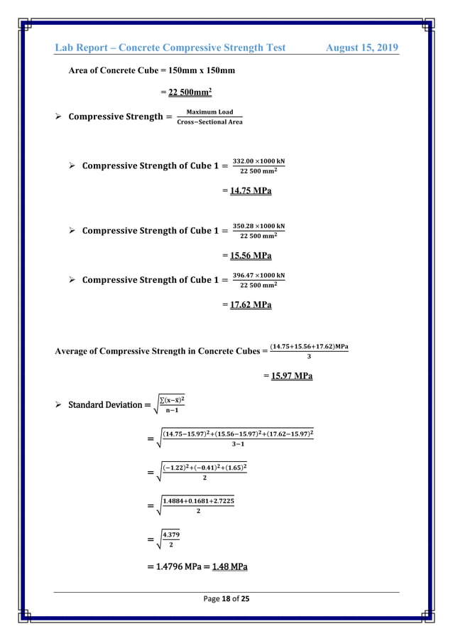 Cube test report | PDF | Civil Engineering Industry | Industries