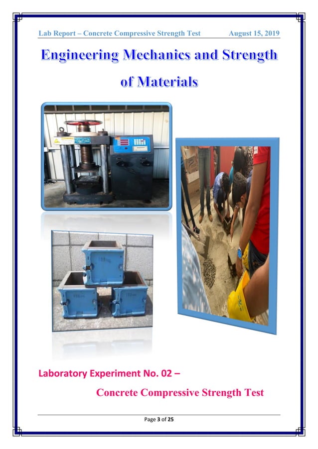 Cube test report | PDF | Civil Engineering Industry | Industries