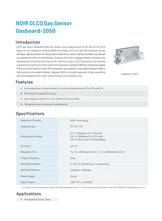Cubic Medical and Healthcare Gas Sensor Solution | PDF | Lung and ...