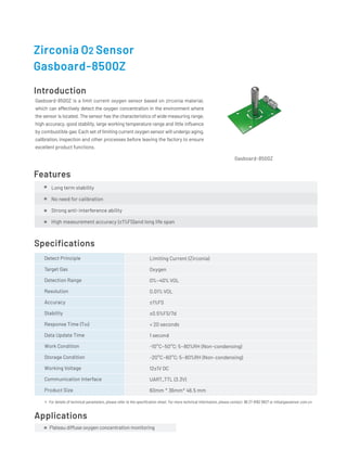 Cubic Medical and Healthcare Gas Sensor Solution | PDF | Lung and ...