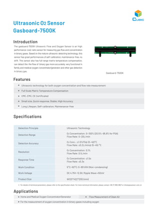 Cubic Medical and Healthcare Gas Sensor Solution | PDF | Lung and ...