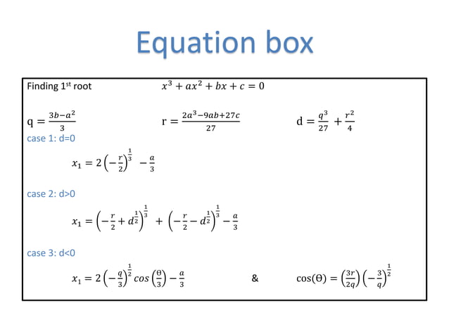 Cubic root using excel | PPTX | Physics | Science