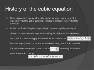 Cubic Equation | PPT
