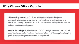 Cubicles vs Open Office Areas in Co-Working Spaces | PPTX