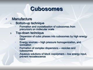Cubic Phase Nanoparticles | PPT