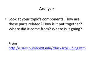Cubing_Technique 3_4_AssociateAnalyze.pptx