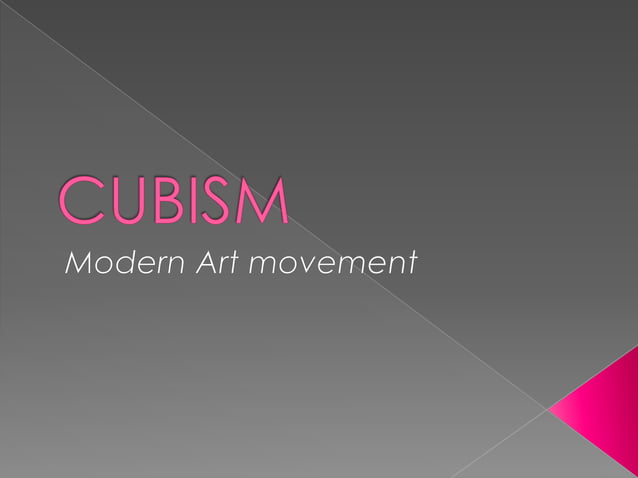 Cubism | PPTX