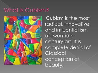Cubism | PPTX | Painting | Arts and Crafts