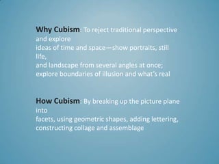 Cubism | PPTX