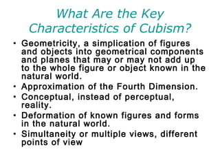 Cubism, Кубизм | PPT