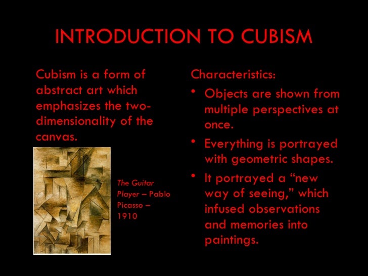 Cubism Presentation (for real this time)
