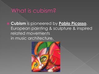 Cubism beths powerpoint | PPTX | Painting | Arts and Crafts
