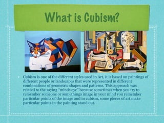 Cubism homework | PPT