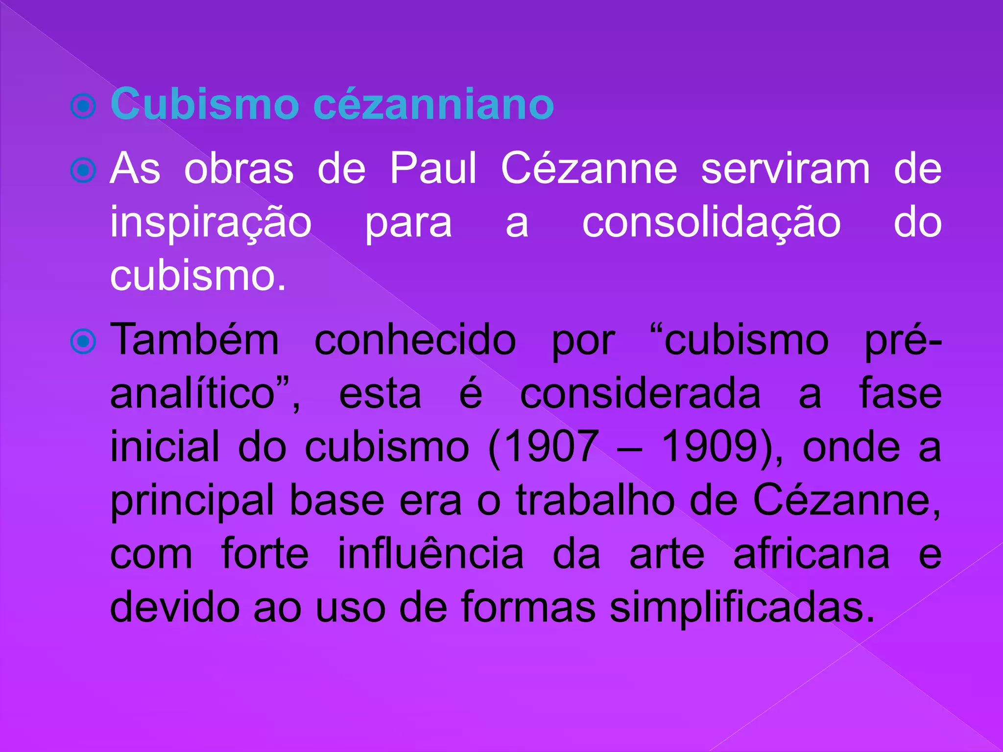 Cubismo | PPTX