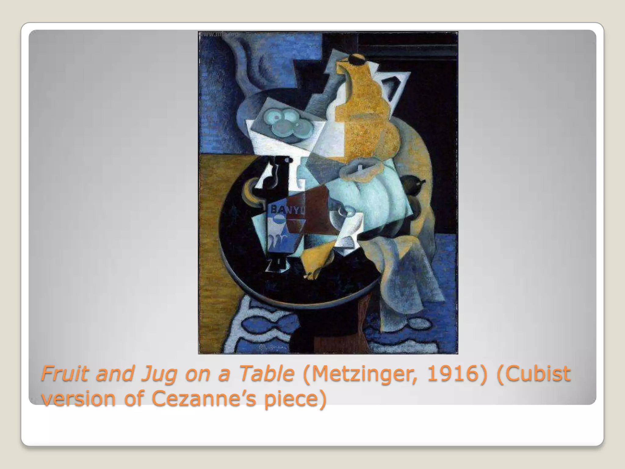 Cubism powerpoint | PPTX