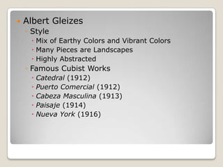 Cubism powerpoint | PPTX
