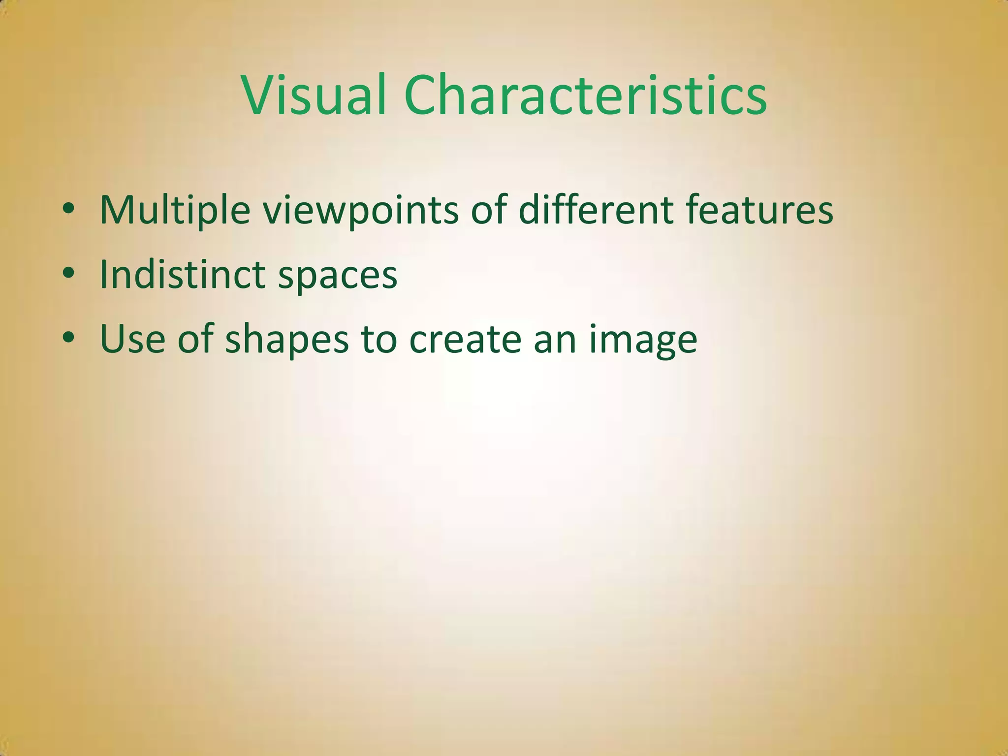 Cubism presentation | PPTX