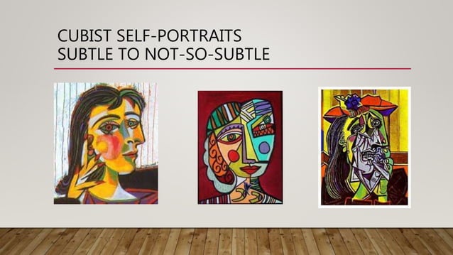 Cubist self portraits | PPT