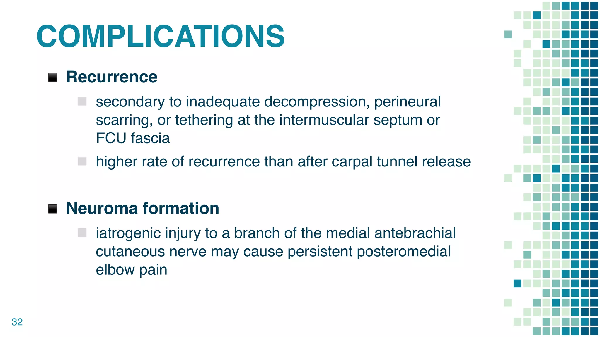Cubital tunnel syndrome 1 | PDF