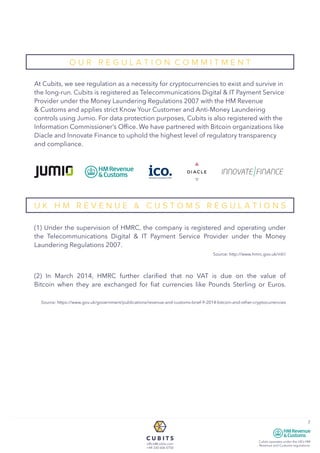 Cubits Bitcoin Whitepaper: Payment Processor | PDF