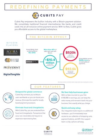 Cubits Bitcoin Whitepaper: Precious Metals | PDF