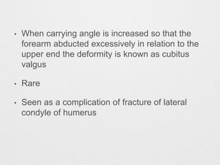 Cubitus valgus | PPTX