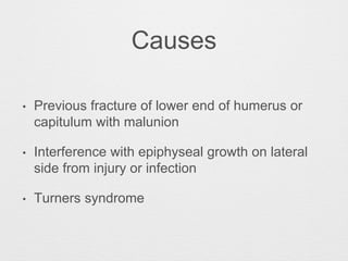 Cubitus valgus | PPTX