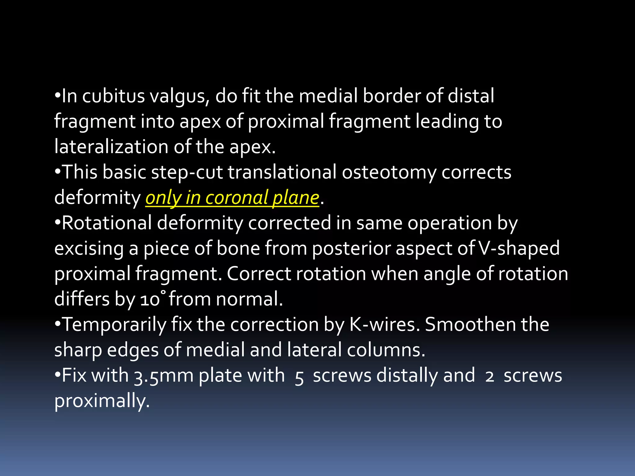 Cubitus varus by Dhrumil Patel | PPTX