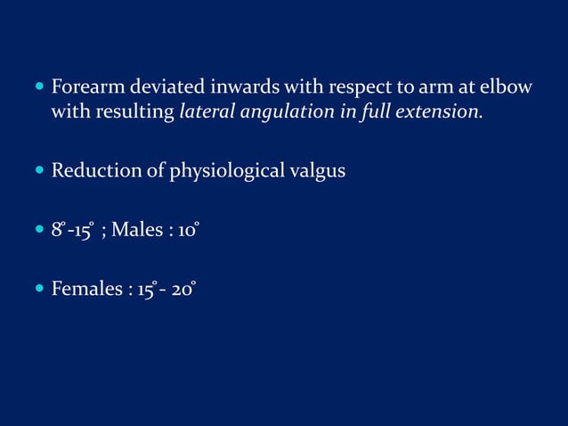 Cubitus varus deformity | PPTX