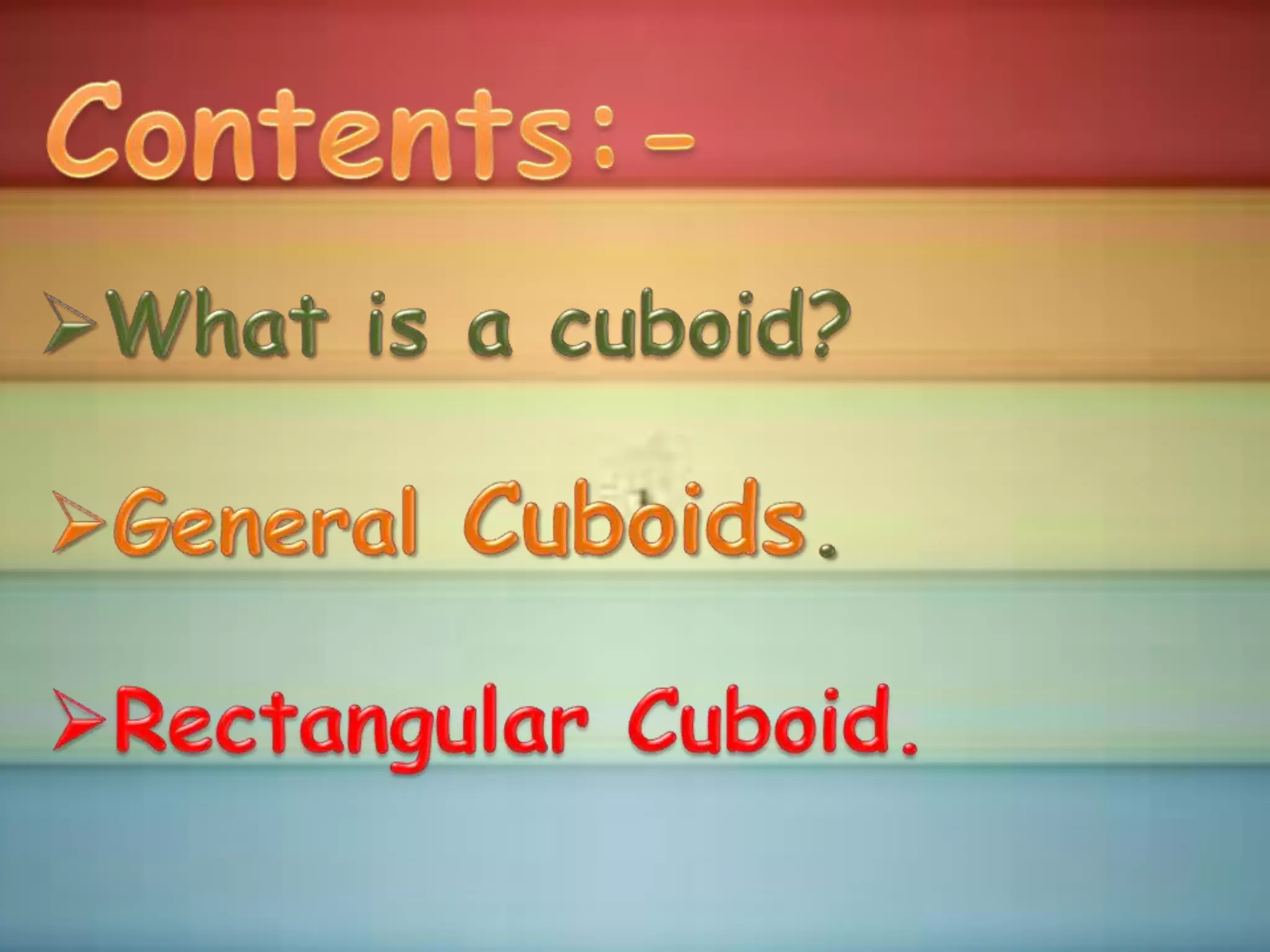 Cuboid | PPTX