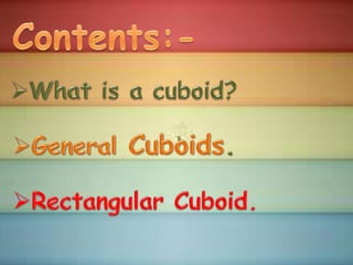 Cuboid | PPTX