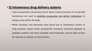Cubosomes a drug delivery system by Shree | PDF